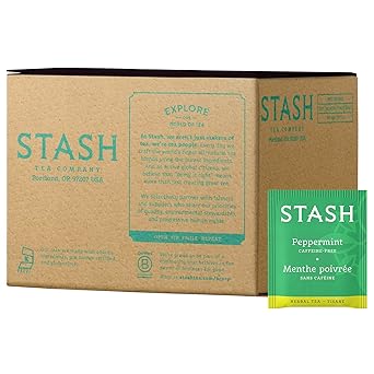 Amazon.com: Stash Tea Peppermint Herbal Tea, Box of 100 Tea Bags