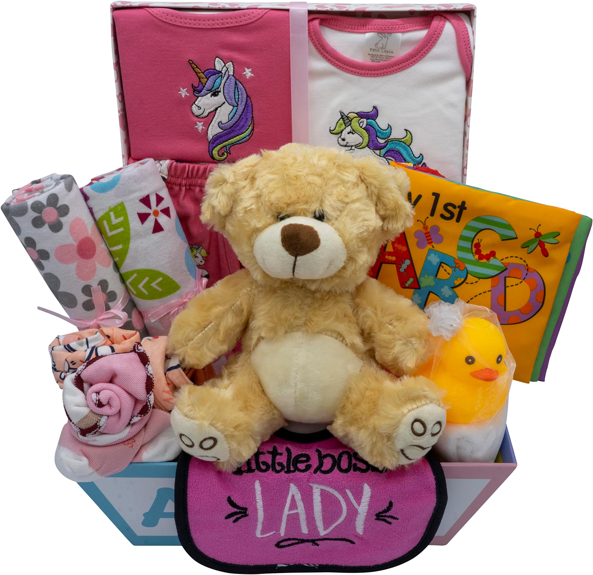 Amazon.com : A Special Delivery New Baby Boy Gift Basket - New Baby ...