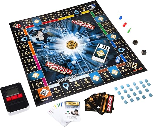 Amazon.com: Hasbro Gaming Ultimate Banking Edition Board Game for ...