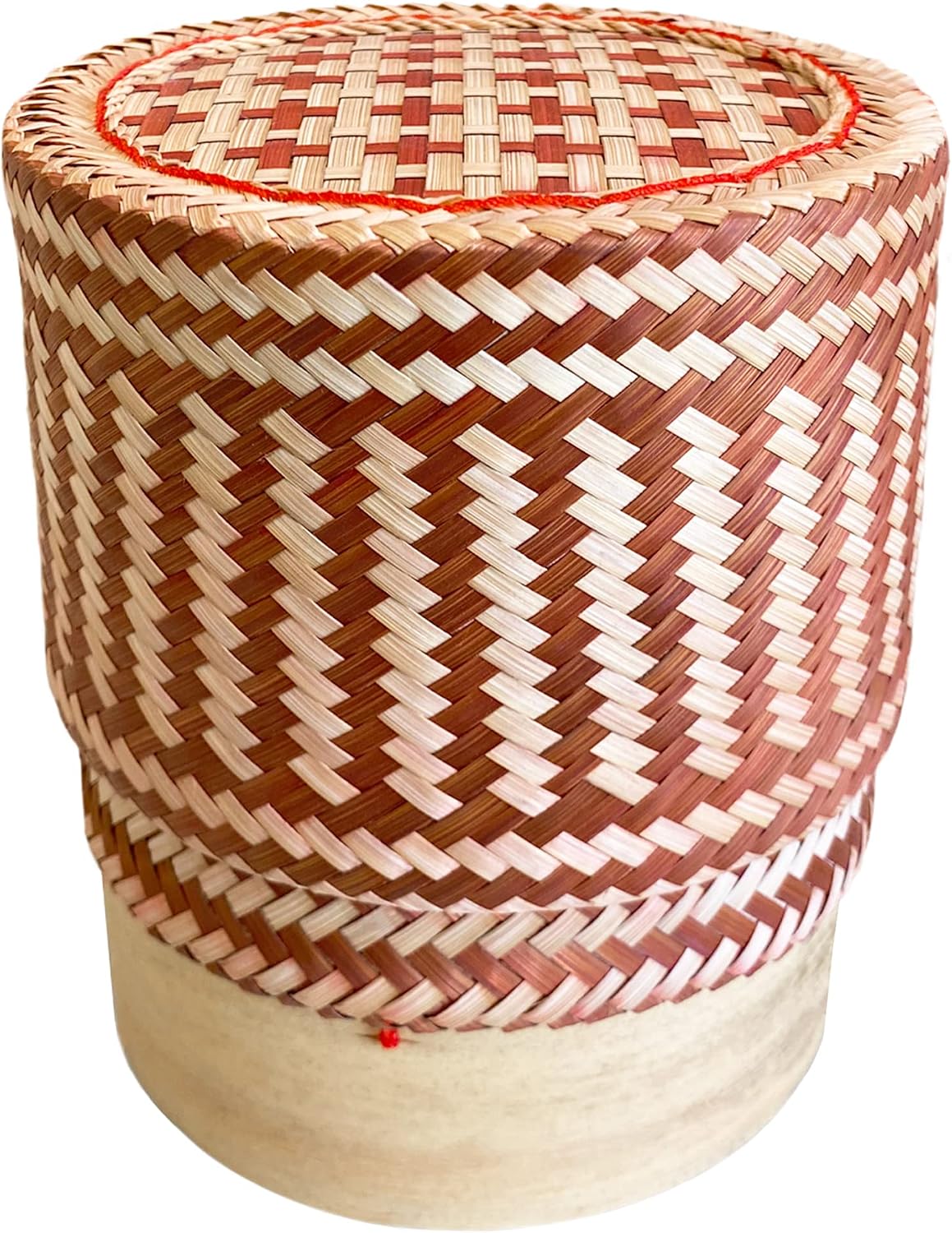 Amazon.com: PANWA Bamboo Sticky Rice Serving Basket Handmade 100% Eco ...