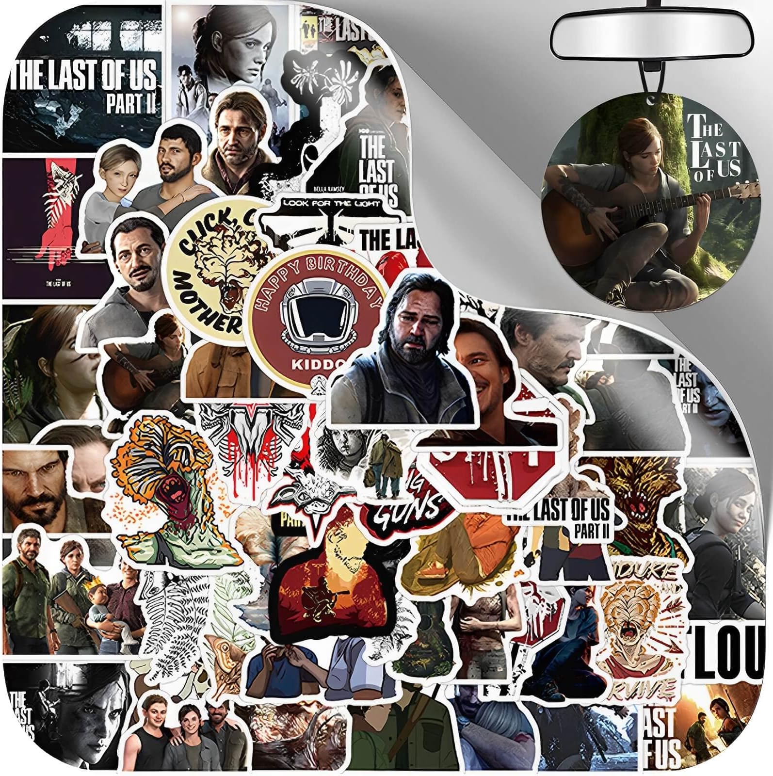 Amazon.com: Anhstks Last of Us Stickers| 104 Pack |Vinyl Waterproof ...