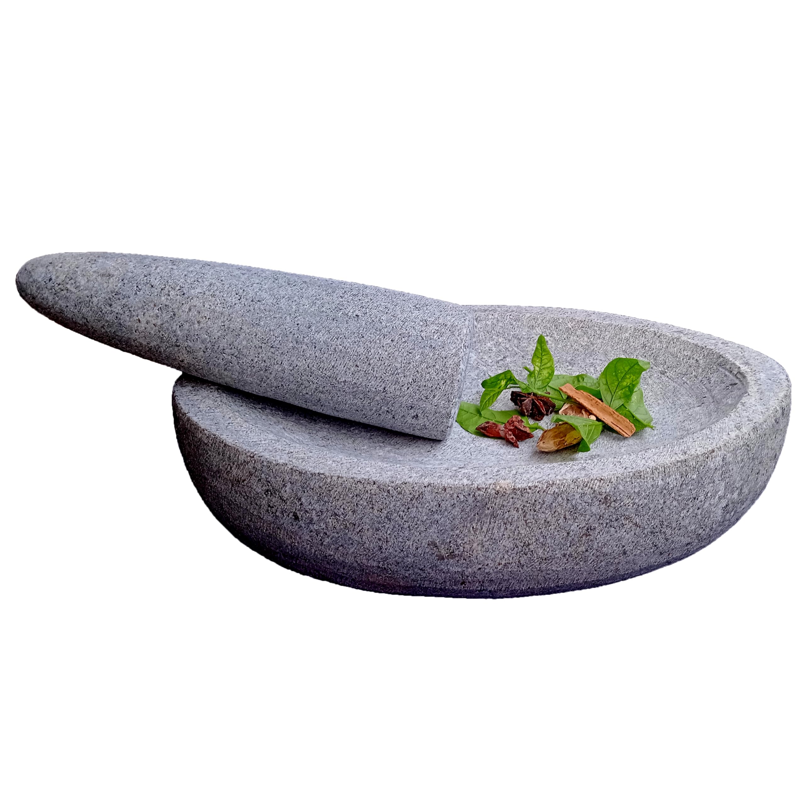 Buy Handmade Traditional Stone Kalvam/Mortar & Pestle/Kuzhi ammi/Kharal ...