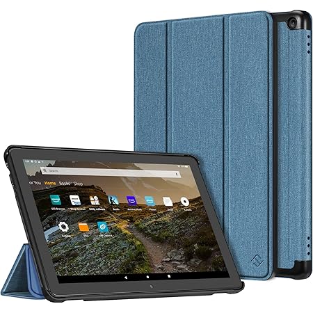 Amazon.com: Fintie Folio Case for All-New Amazon Fire HD 10 and Fire HD ...