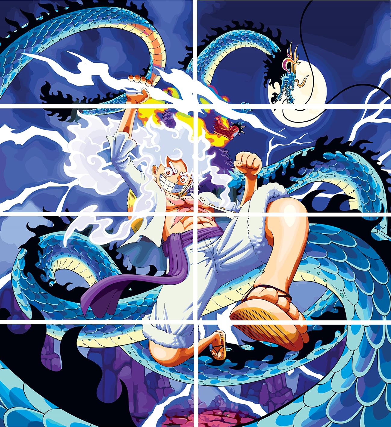 Luffy Poster - One Piece Poster - One Piece Anime Manga Panels For Wall ...