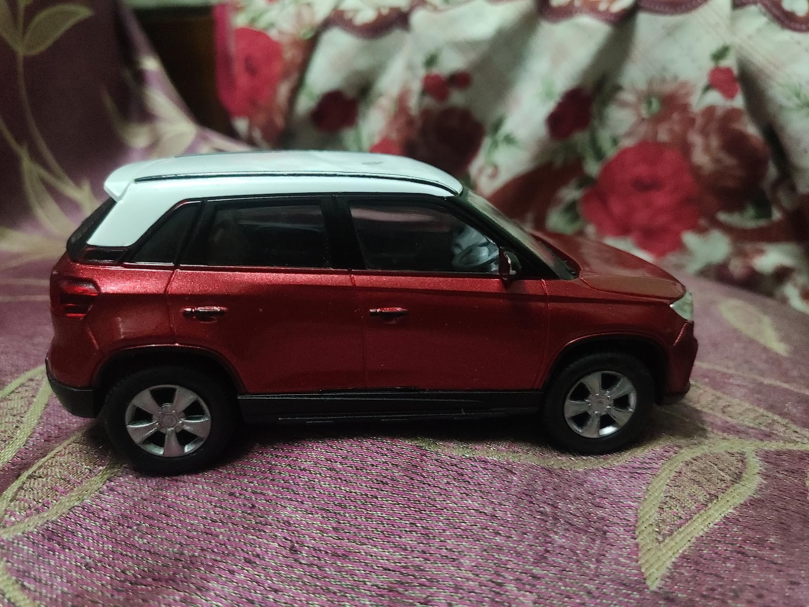 OFFPHATE Plastic Toys Brezza SUV toy car, Pack of 1, Pull back action ...
