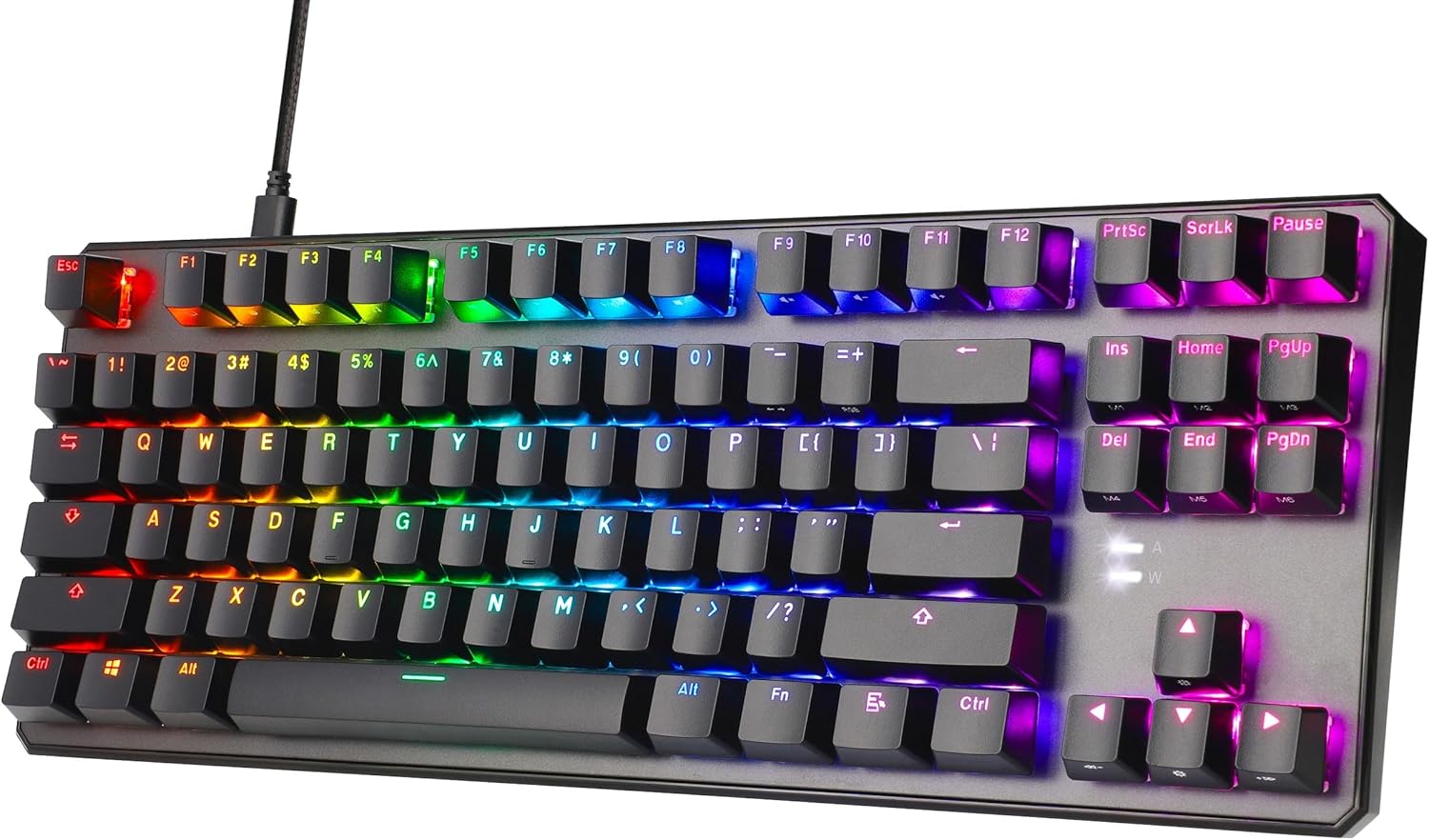 Amazon.com: TECWARE Phantom+ 87 Key Mechanical Keyboard, RGB led ...