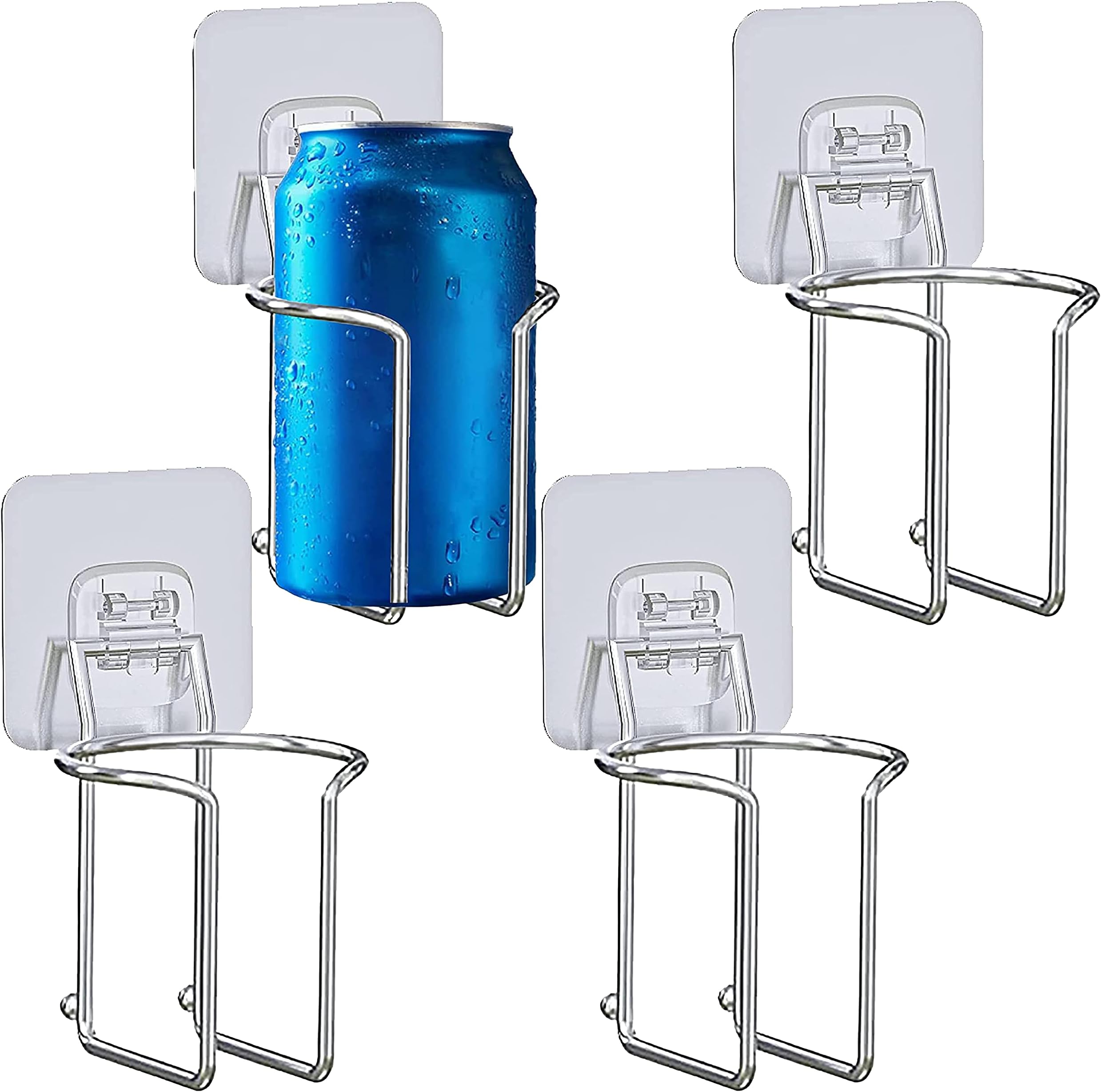 Amazon.com: Skywin Wall Mounted Cup Holder, 4 Pack Large Metal Cup ...