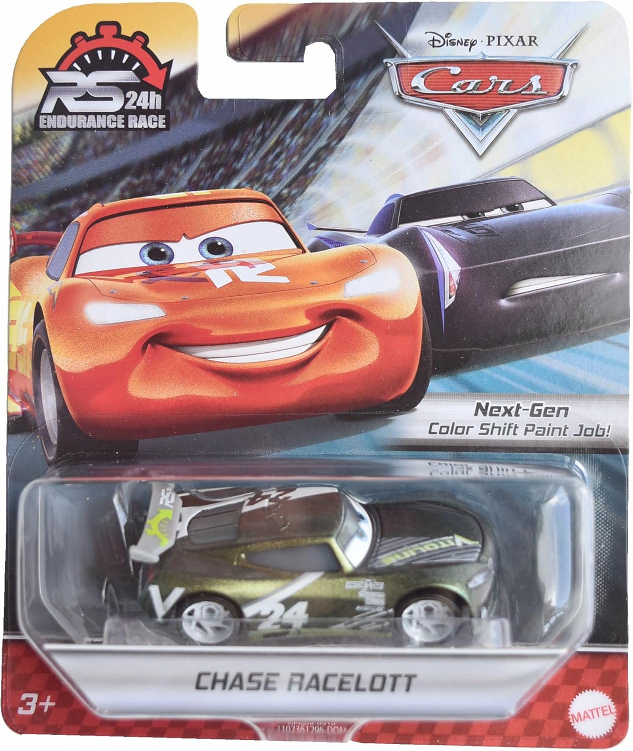 Amazon.com: Disney Pixar Cars Chase Racelott, Next-Gen RS 24th ...