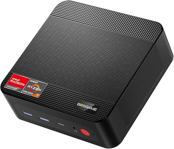 BOSGAME P4 Gaming Mini PC Ryzen 7 5825U 32GB RAM 1TB NVMe M.2 2280 SSD ...