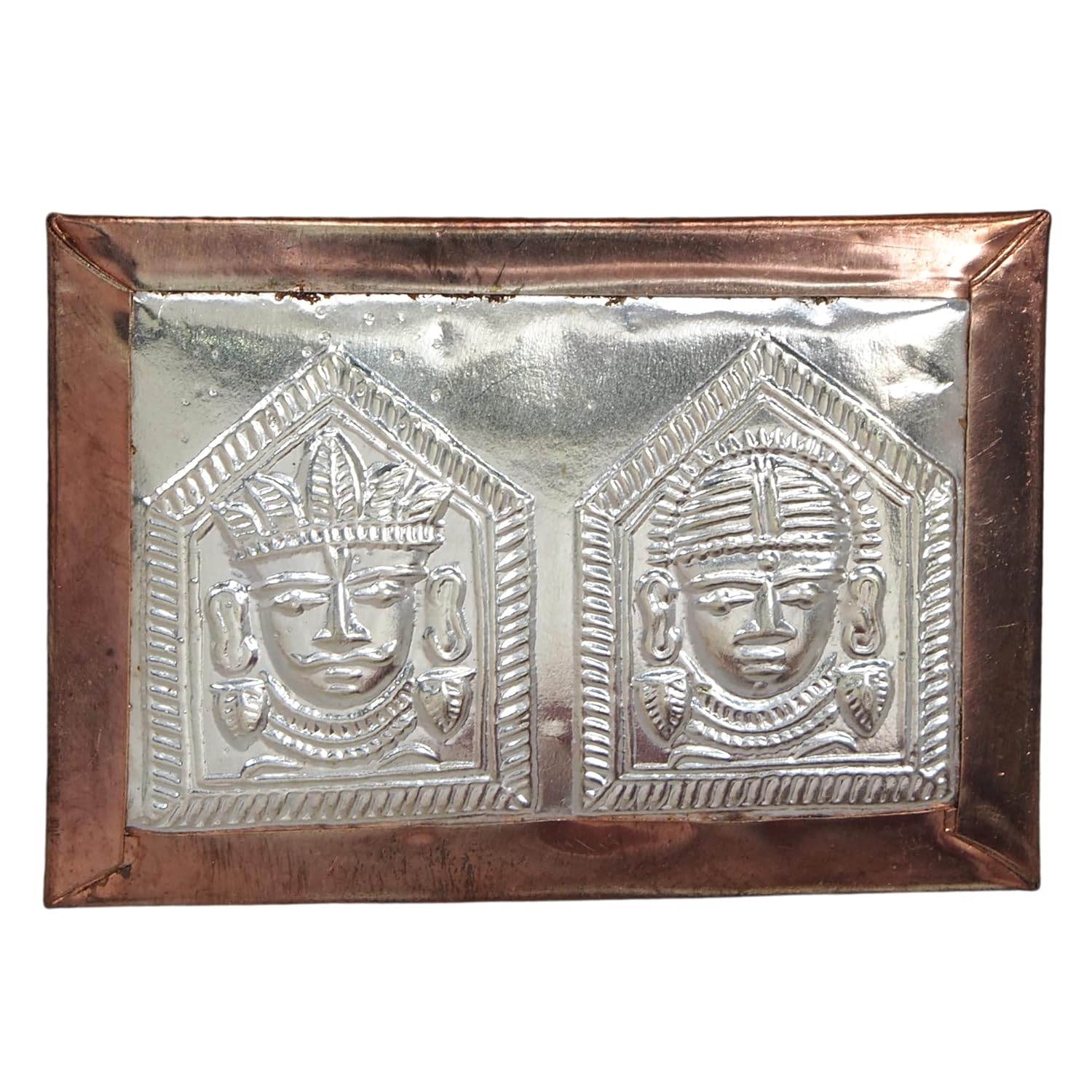 Nakoda Gold & Silver Aai Vadil Dev (Maharashtrian Dev Tak) Pure Silver ...