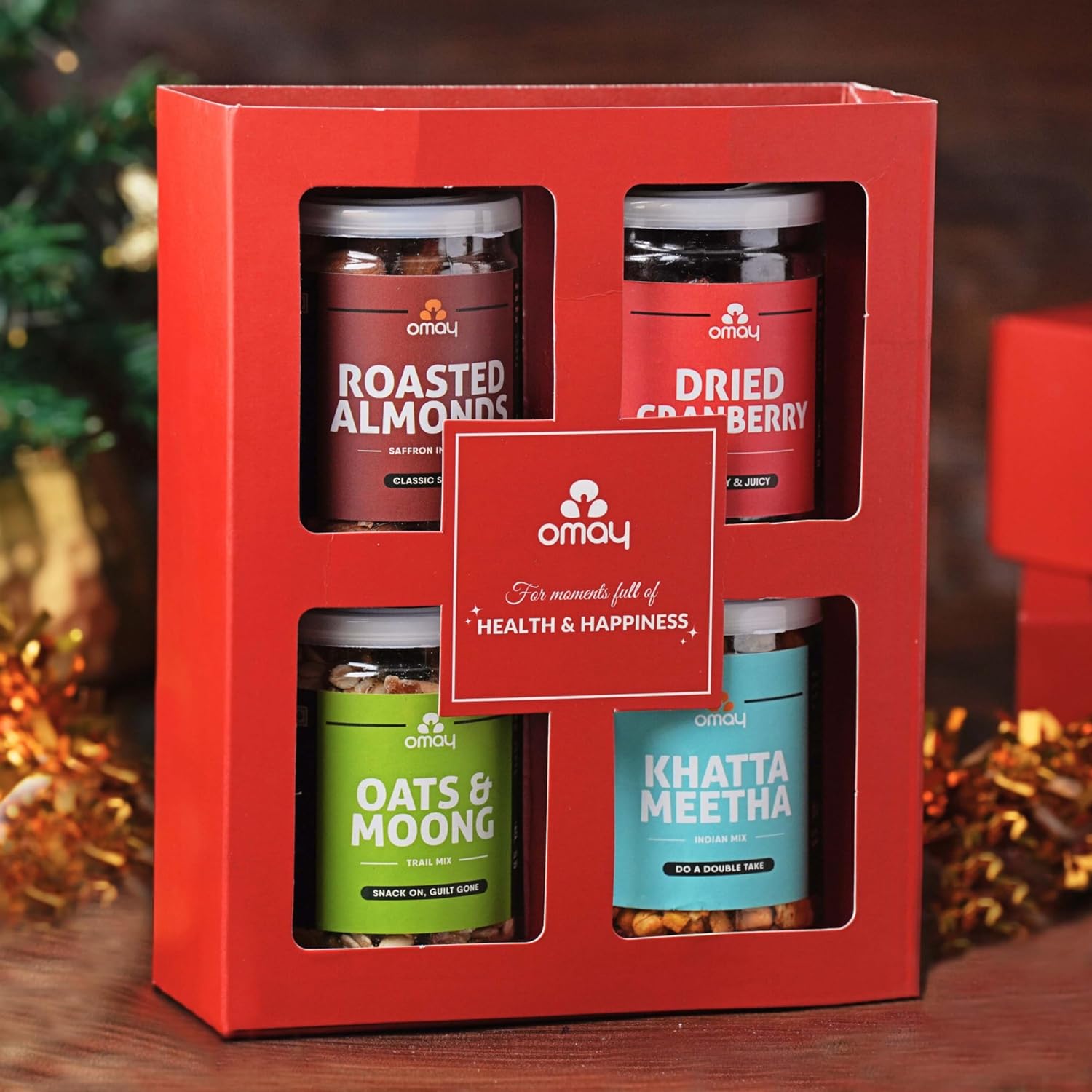 Omay Foods Festive Treats Gift Box | Corporate Gift Hamper | Healthy ...