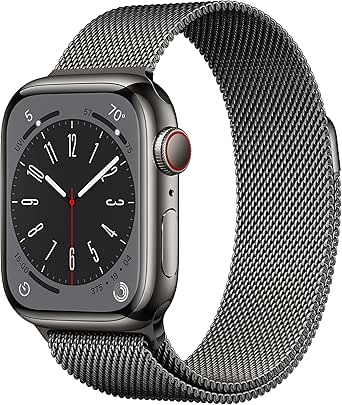 Apple Watch Series 8 (GPS + Cellular 41mm) Smart Watch - Graphite ...