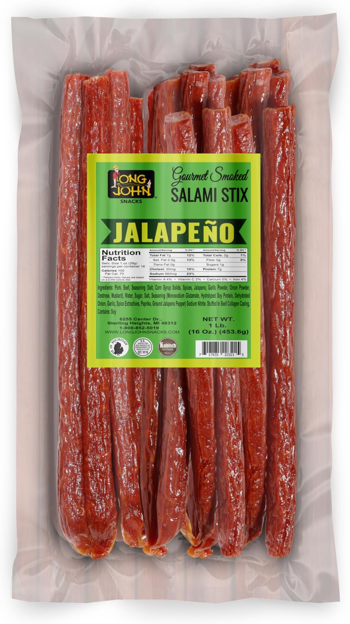 Amazon.com: Sugar River Meat Snack Links Ends & Pieces 2 lbs (Original ...