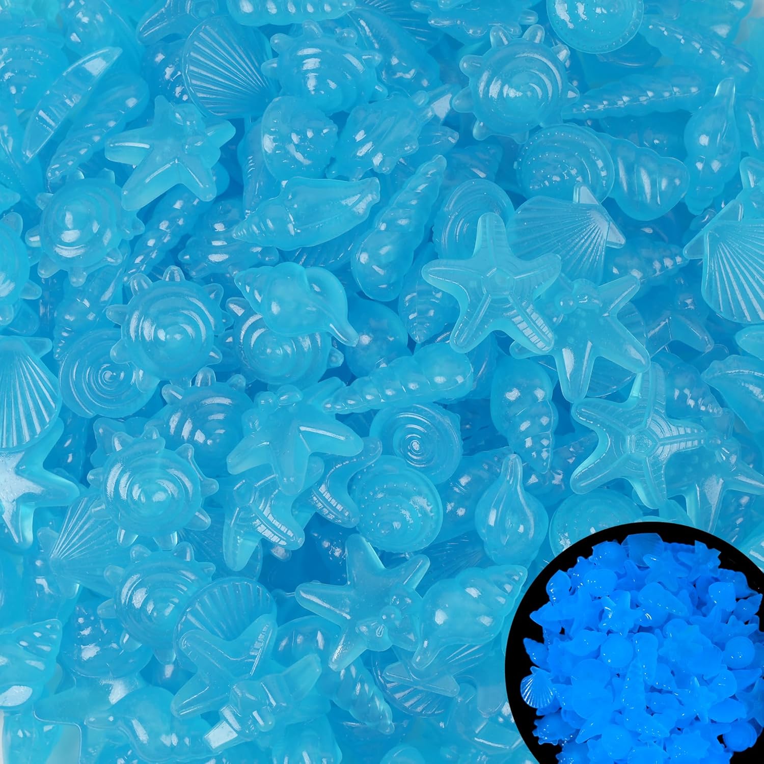 Amazon.com : Kaiyuan Dynasty 100pc Fish Tank Rocks Aquarium Rocks Glow ...