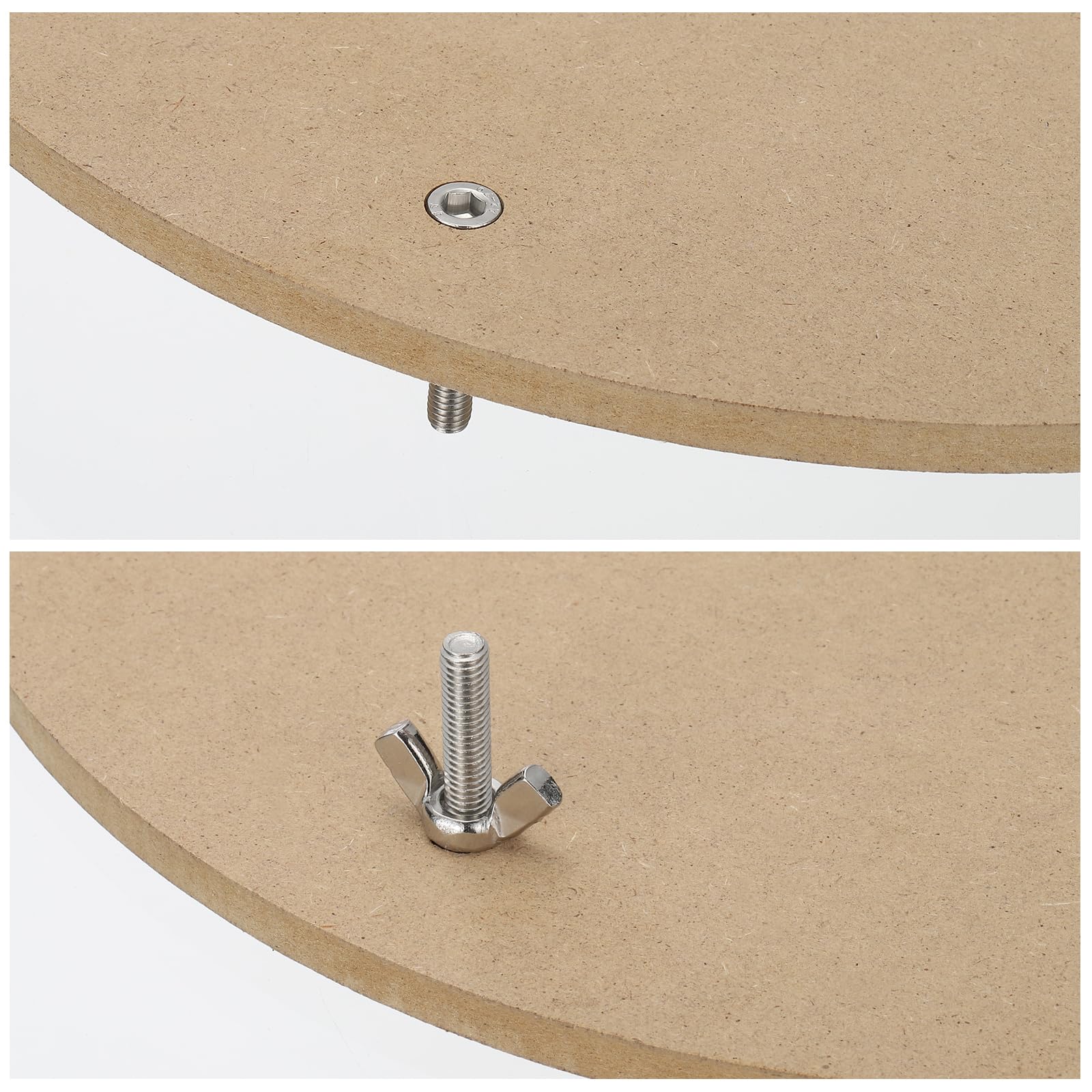 PATIKIL 14″ Round Pottery Wheel Bat System, 6 Pcs 1/3″ Thick Clay ...