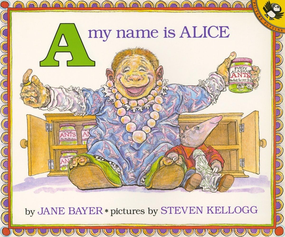 Amazon.com: A, My Name Is Alice (Picture Puffin Books): 9780140546682 ...