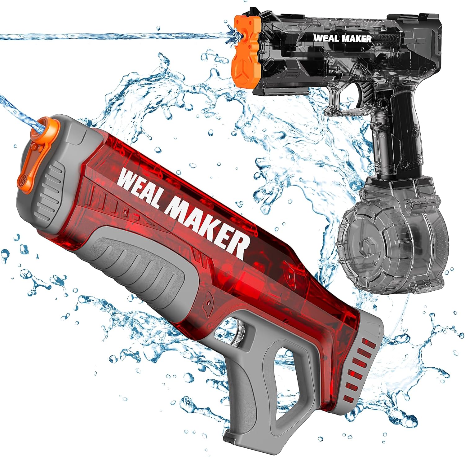Amazon.com: YTKIH Electric Water Gun Black and Self-Filling Function ...