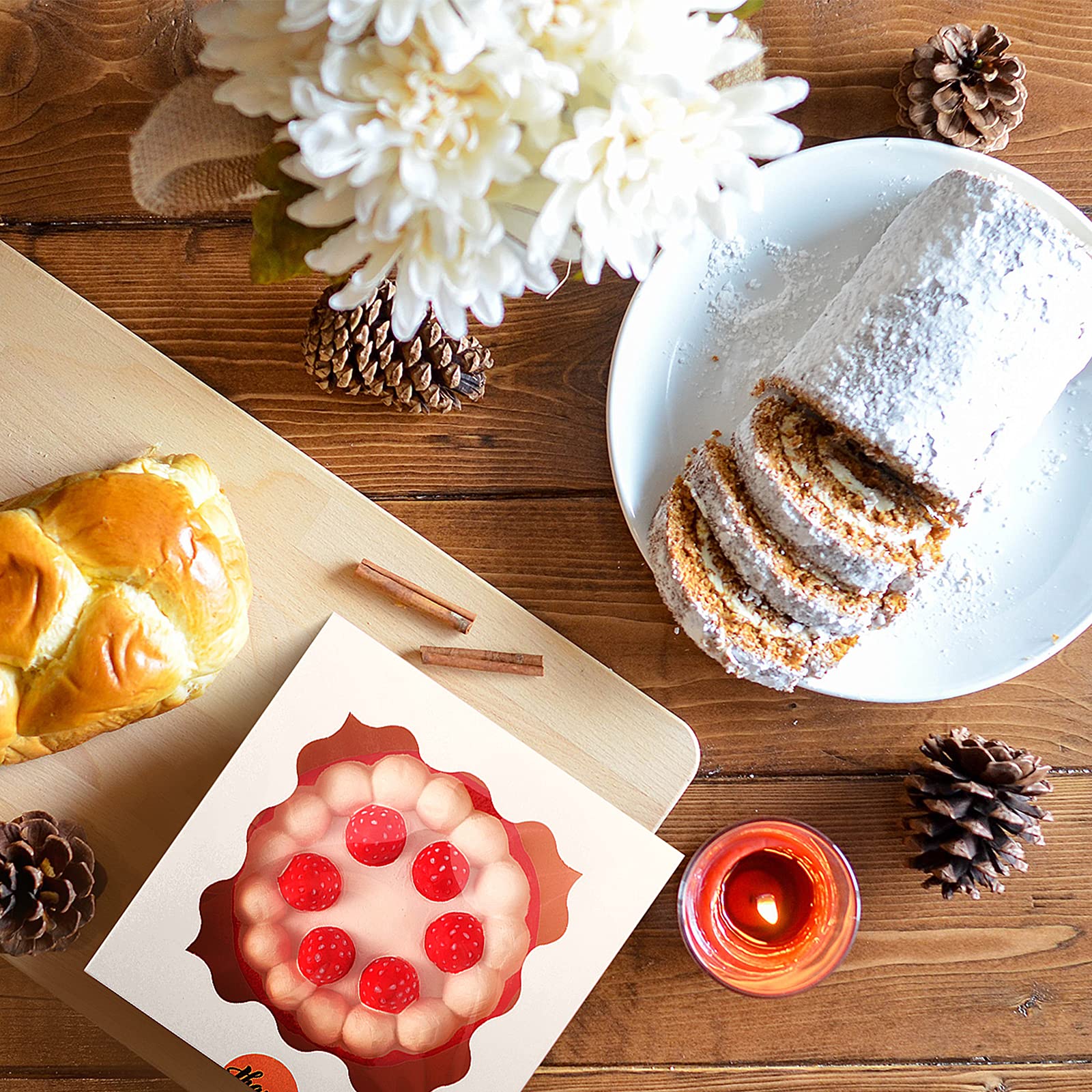 Snapklik.com : Eupako 6x6x3-Small-Cakes-Boxes - Bakery-Boxes-with ...