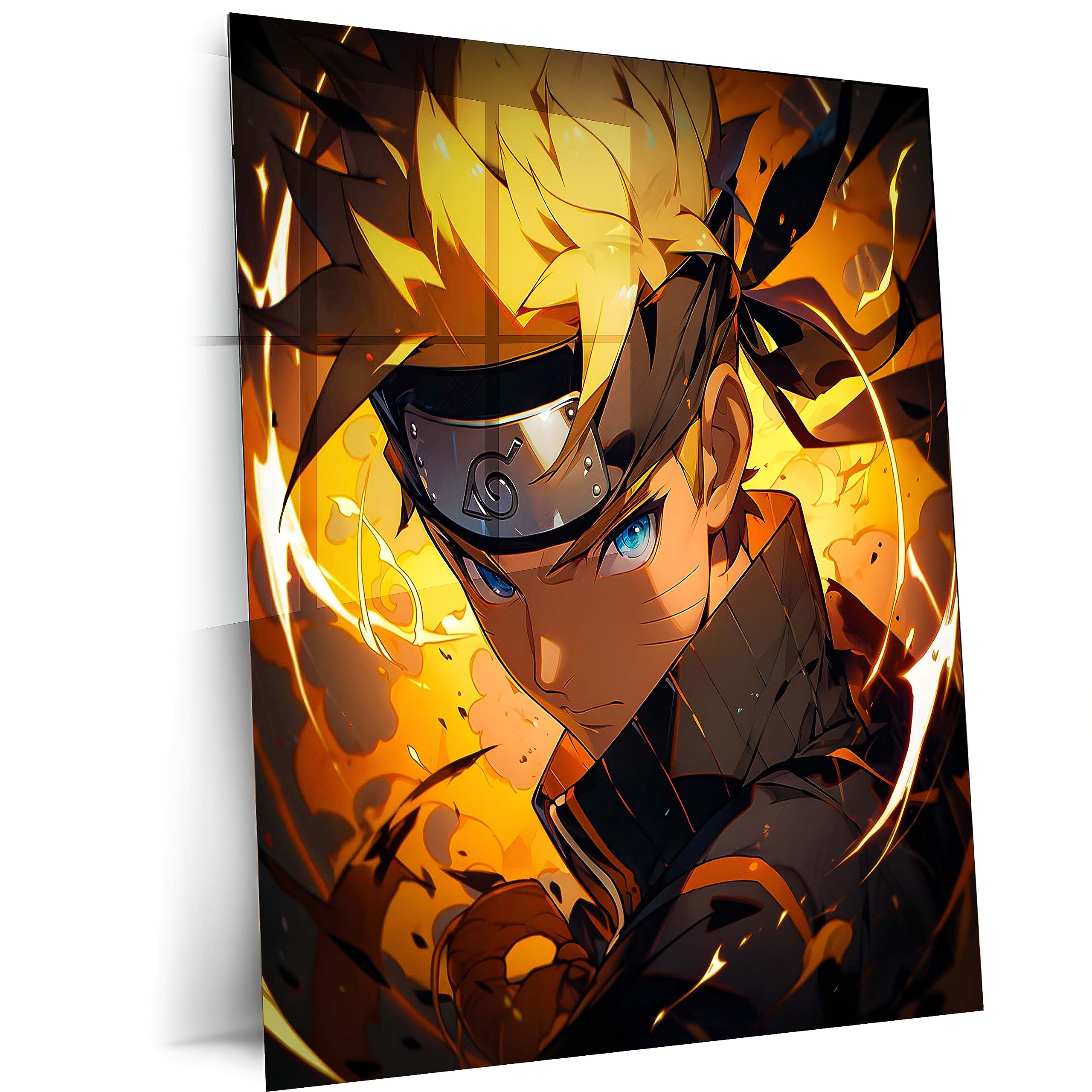 TURTLEWINGS Naruto Uzumaki from Naruto Anime Bold Look Metal Prints ...