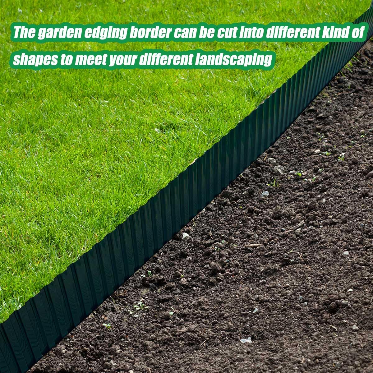 Snapklik.com : Corrugated Paver Edging - 30 Feet, Flexible, Antirust ...