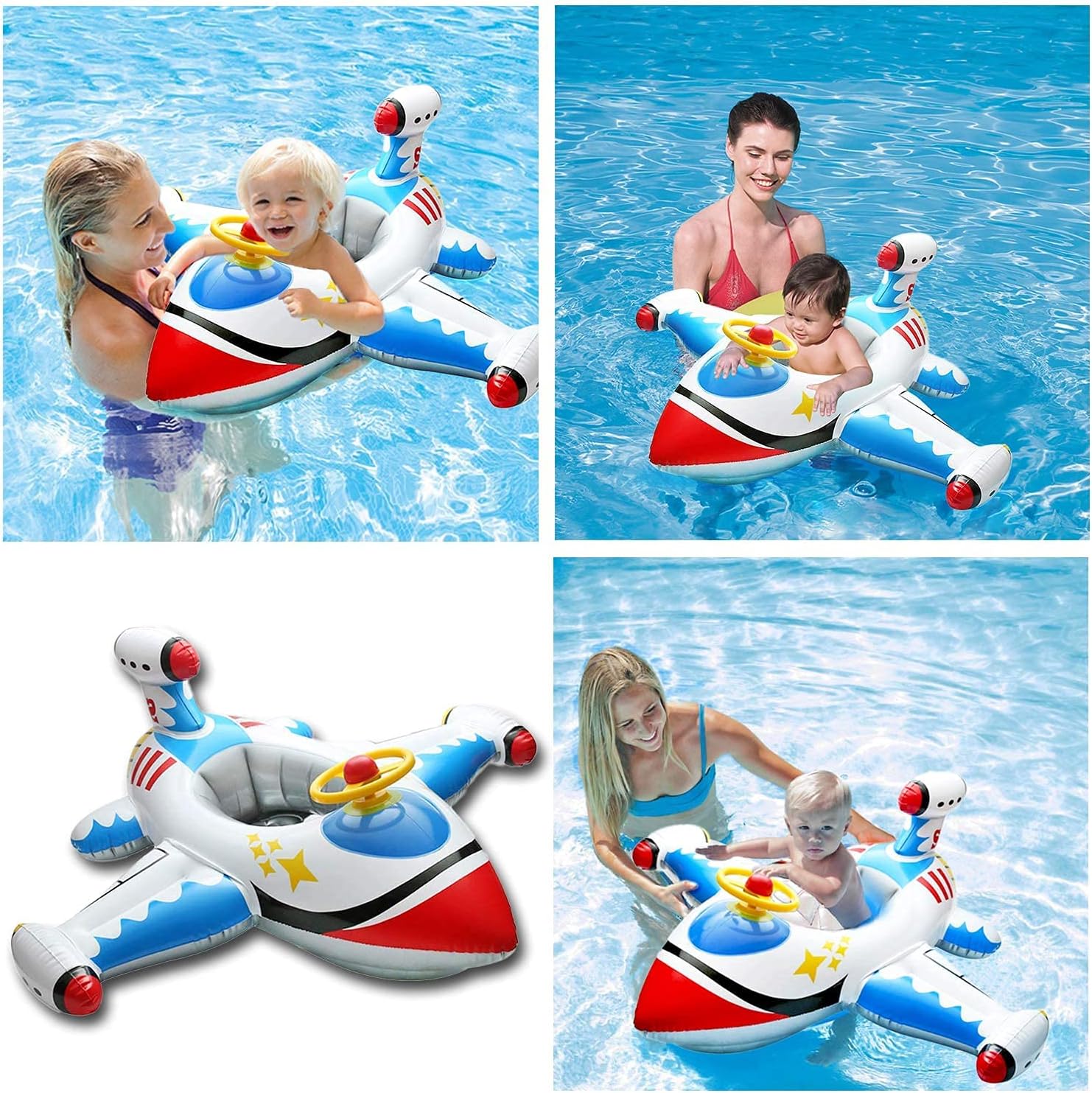 Child Kids Inflatable Pool Float PVC Summer Swim Float Air Bed Lake ...