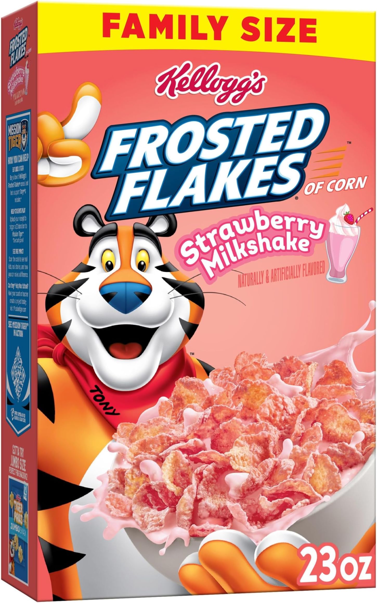 Amazon.com: Kellogg's Frosted Flakes Breakfast Cereal, Kids Cereal ...