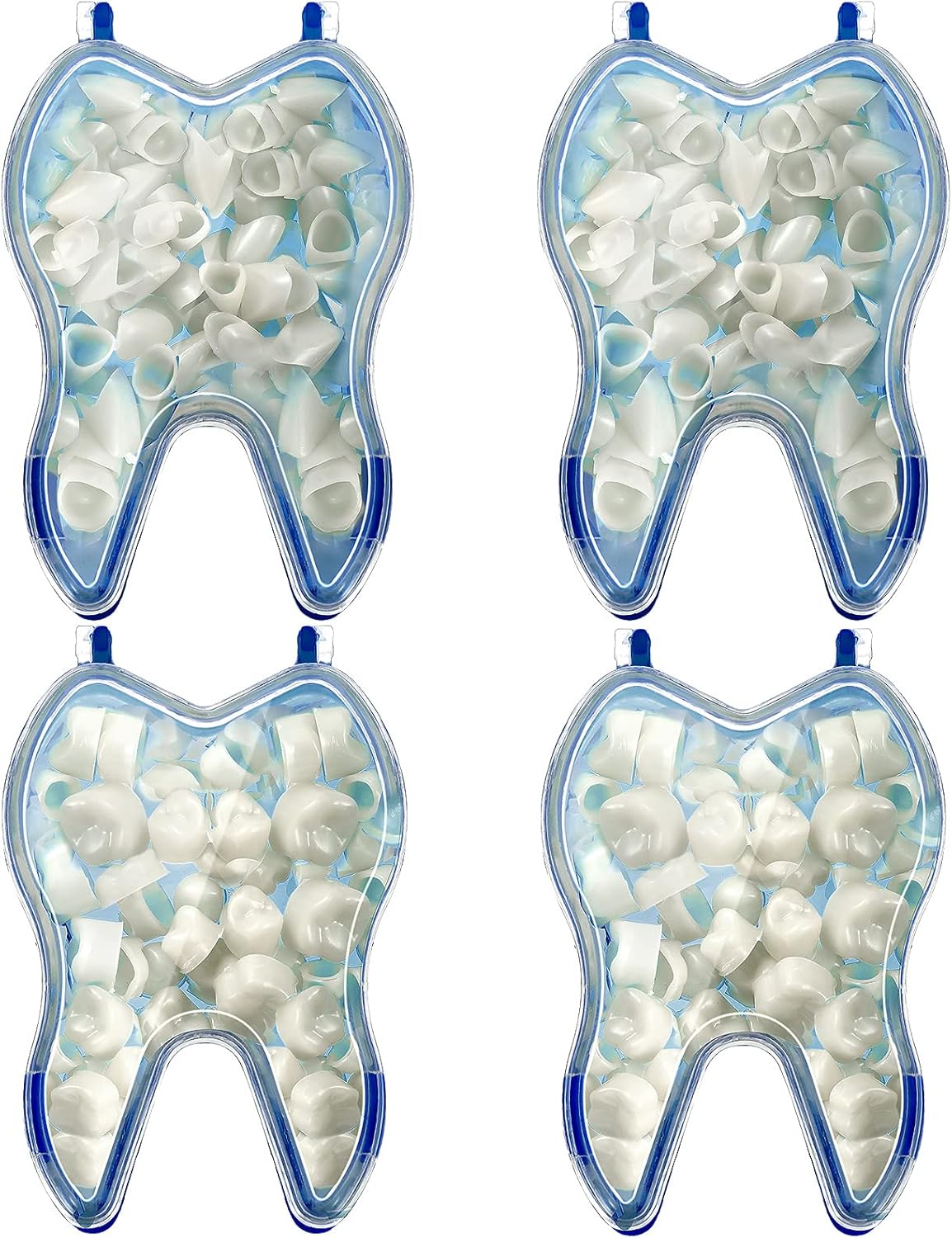 Amazon.com: Nuanchu Halloween Resin Fake Teeth Prop Veneers False Mixed ...