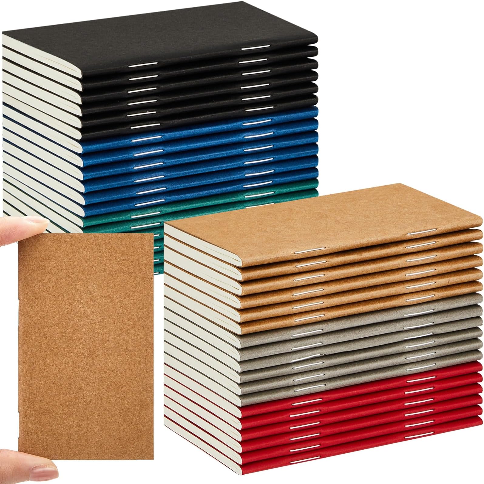 Amazon.com : WYOMER 36-Piece Set of 4'' x 2.5'' Kraft Paper Pocket ...