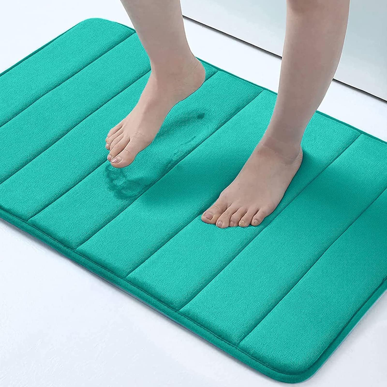 Amazon.com: Mohawk Home Memory Foam Bath Rug, 17-Inch by 24-Inch, Sage ...