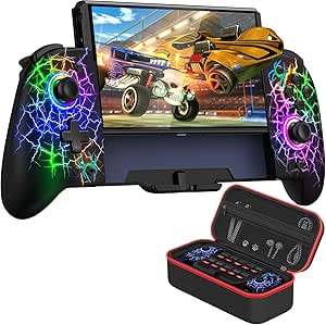 Amazon.com: Gammeefy Switch Controller for Nintendo Switch/OLED, JC201 One-Piece Joypad ...