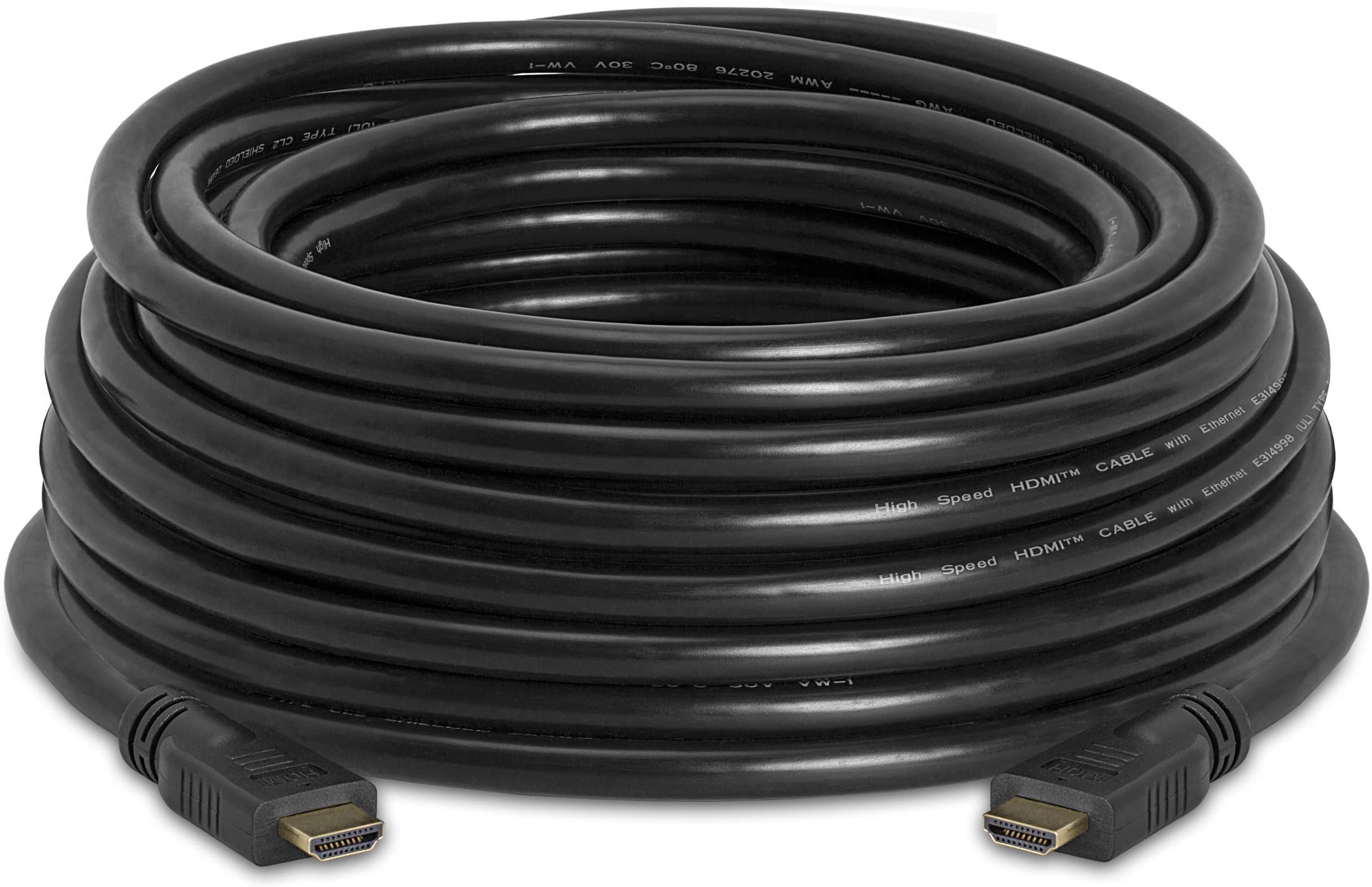 Amazon.com: Cmple - High Speed HDMI Cable 40 FT for In-Wall ...