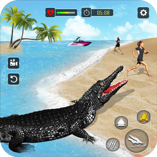 Hungry Animal Attack Crocodile Games: Hunting Clash 3D | Wildlife ...