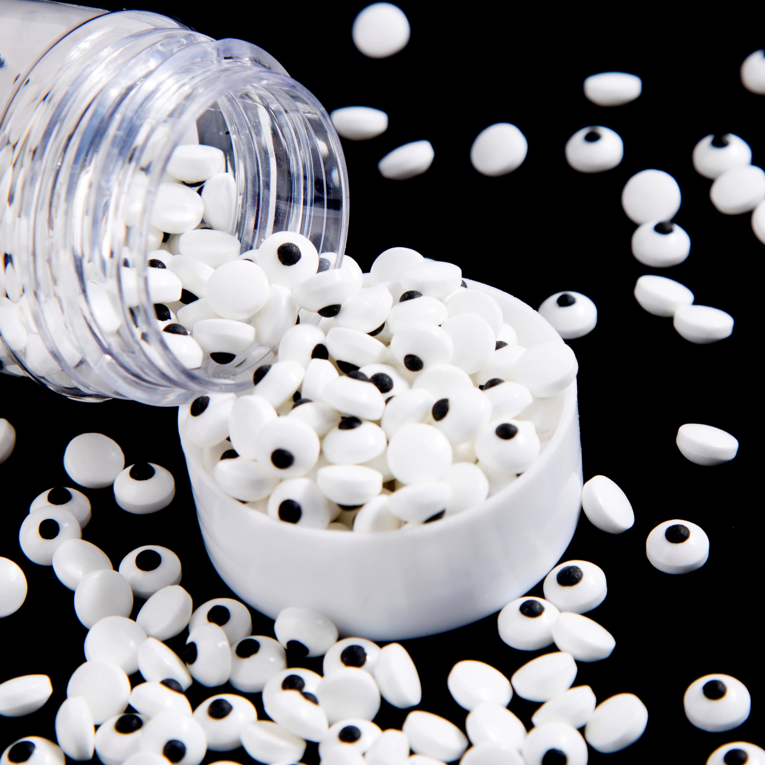 Amazon.com: Sentovac Mini Candy Eyes for Decorating | Edible Candy ...