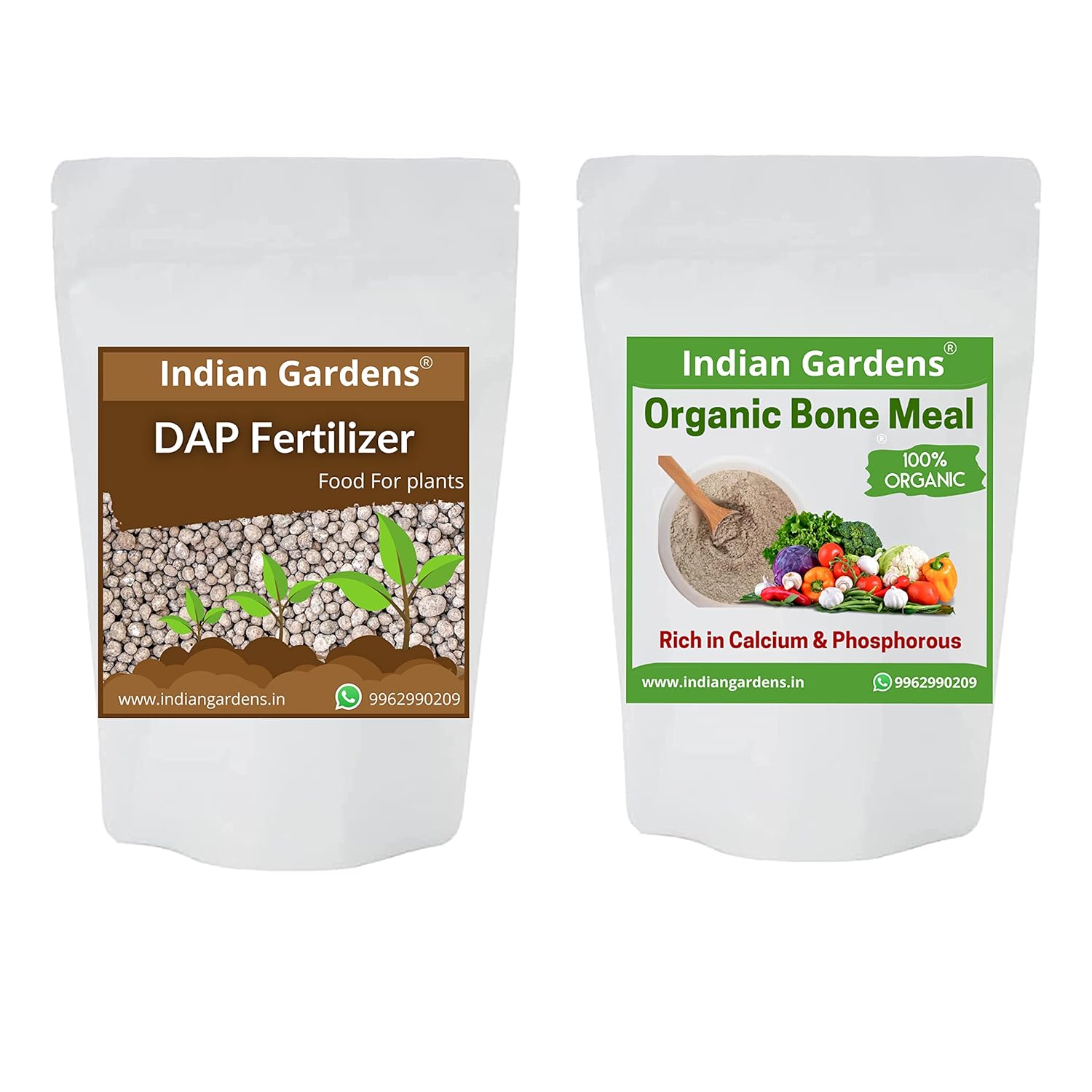 Indian Gardens Bone Meal And Organic Dap Powder Fertilizers For All ...