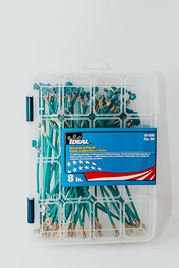 Ideal 30-3385, Stranded Wire Grounding Tail, Pack of 200 pcs: Amazon ...