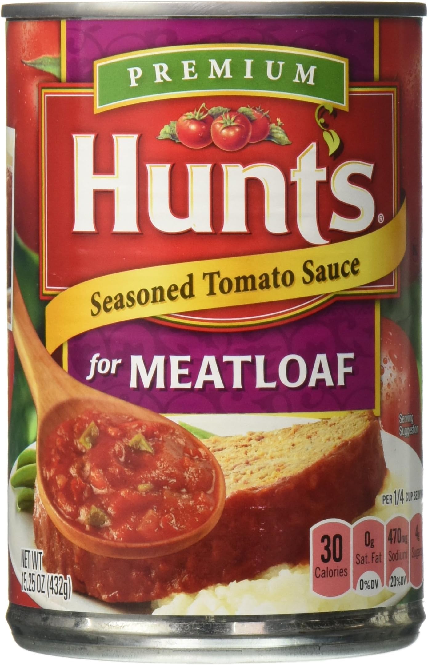 Amazon.com : IDAHOAN Hunt's Seasoned For Meatloaf Tomato Sauce 15.25 oz ...