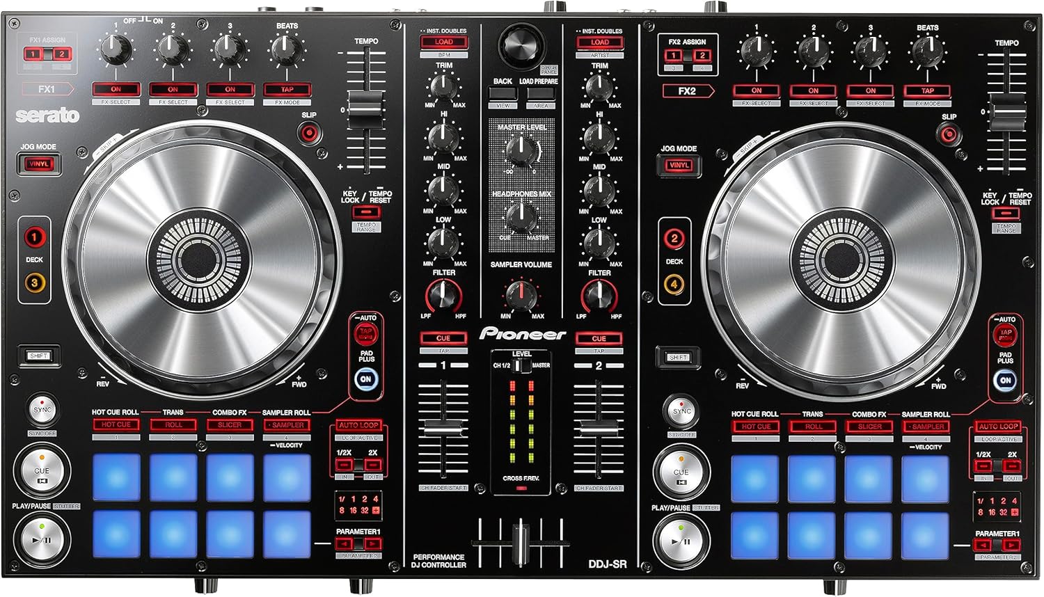 Pioneer Pro DJ DDJ-SR DJ Controller : Amazon.co.uk: Musical Instruments ...