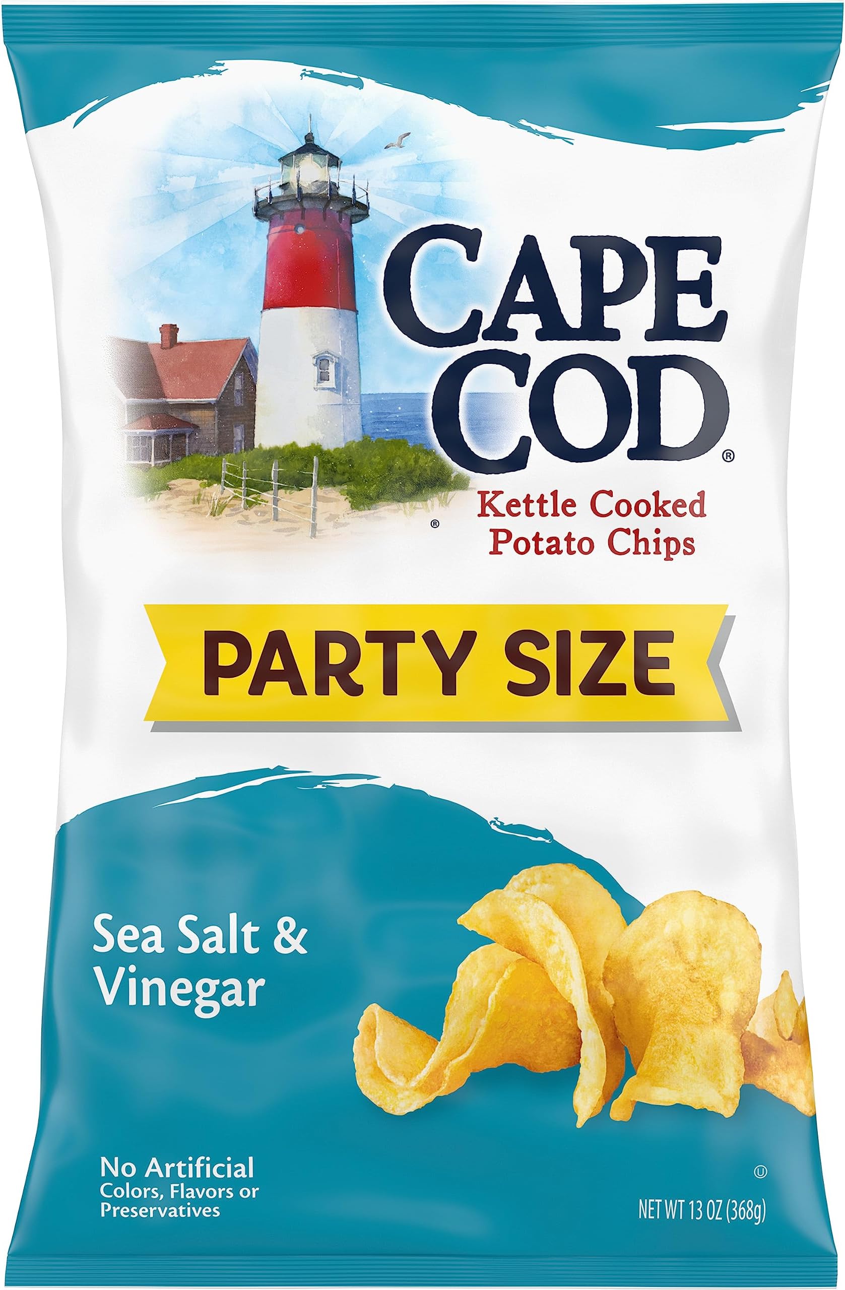 Amazon.com : Cape Cod Potato Chips, Original Kettle Cooked Chips, Snack ...