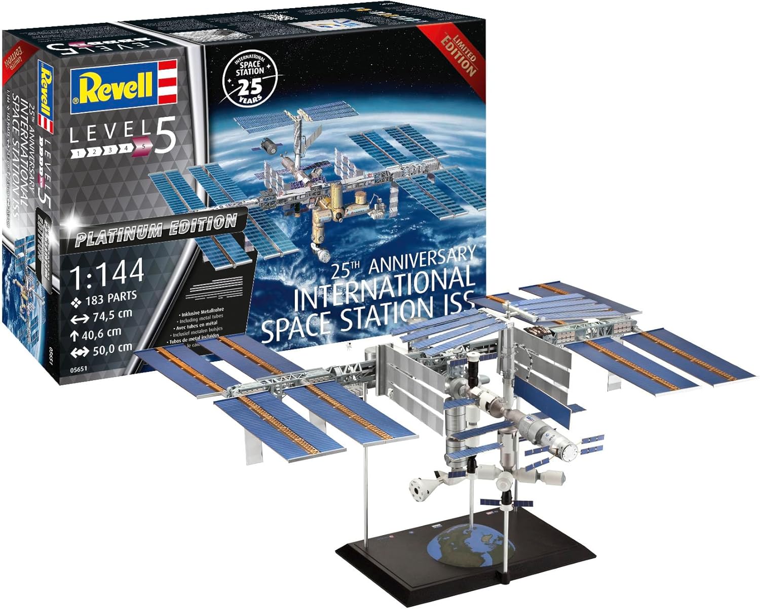 Amazon | ドイツレベル(Revell) 1/144 国際宇宙ステーション ISS 25周年記念 プレミアムエディション プラモデル 05651 | プラモデル 通販