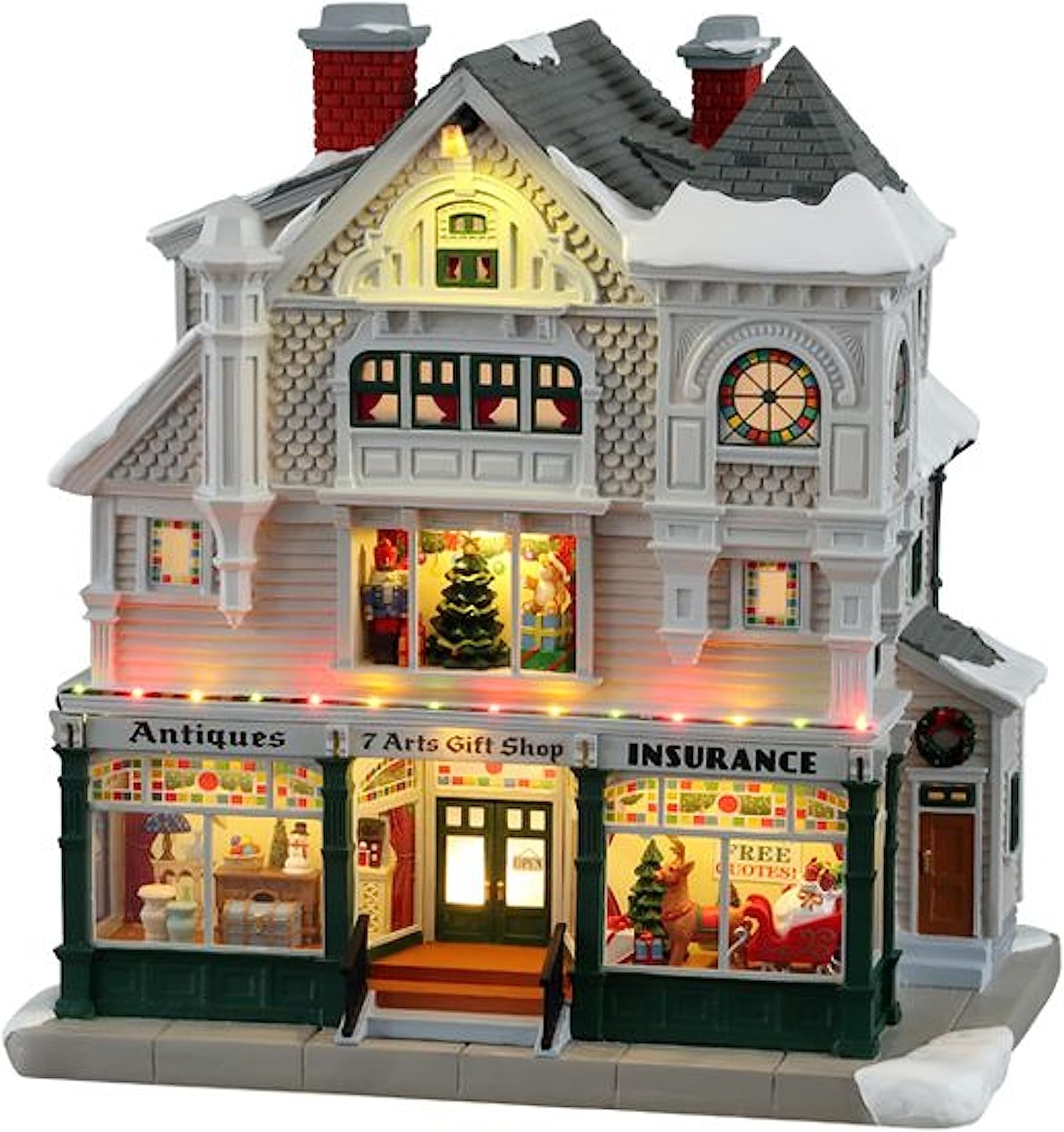Amazon.com: Lemax Village Collection Antique & Gift Shop, with 4.5V Adaptor : Home & Kitchen