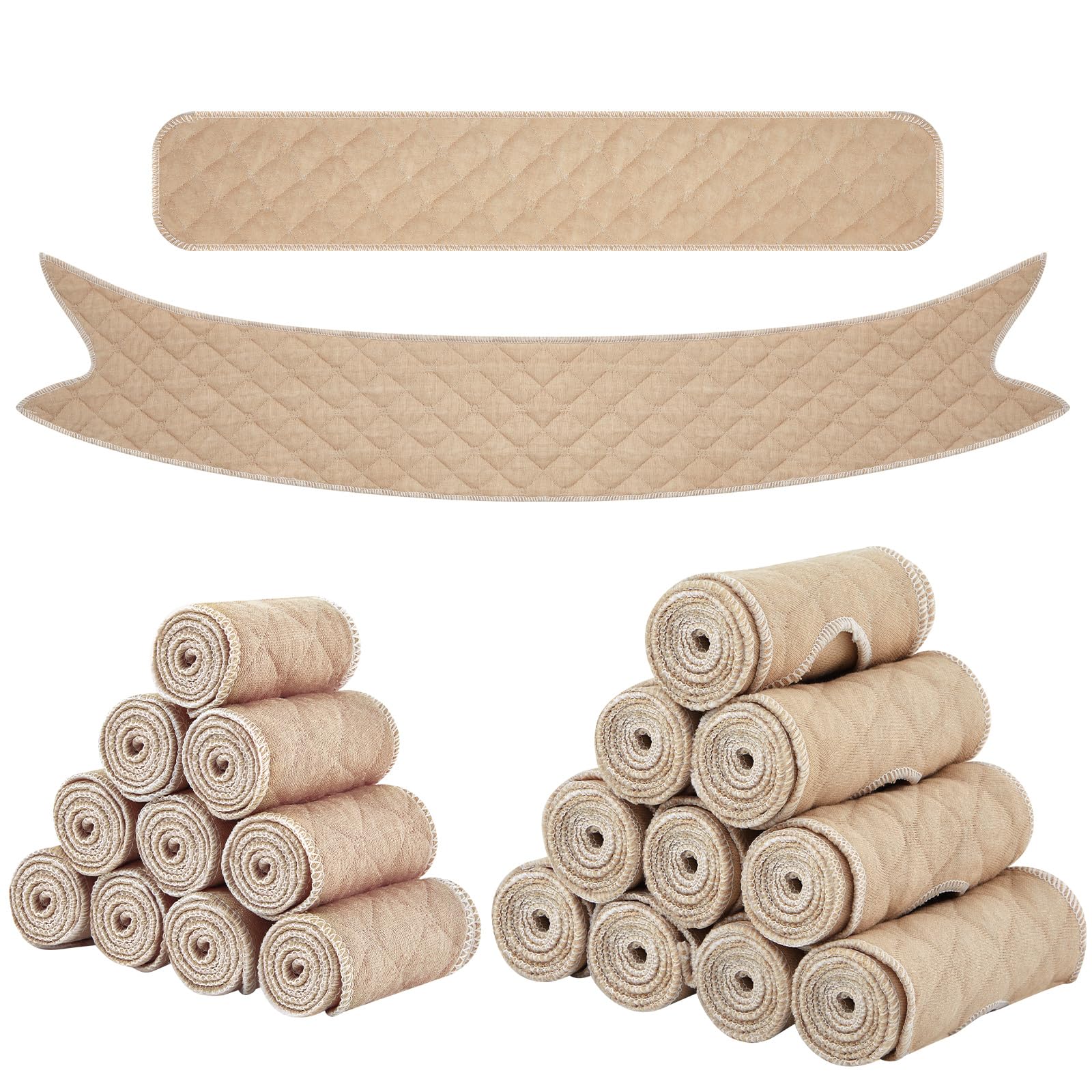 Snapklik.com : Wesnoy 20 Pack Cotton Tummy Liners And Bra Liners Set ...
