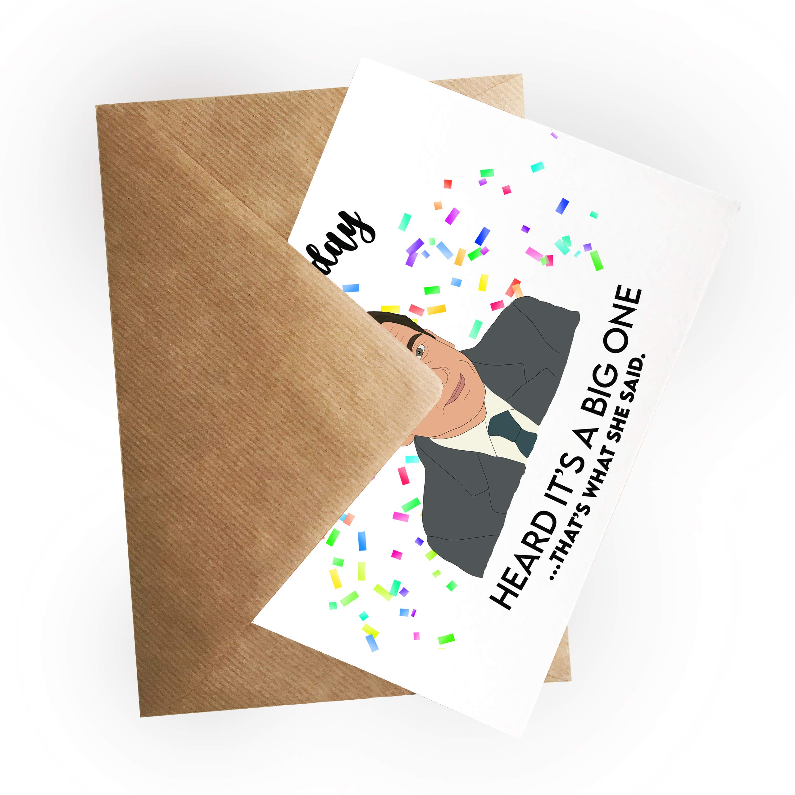 Michael Scott Birthday Card, The Office US Birthday Card, Funny ...