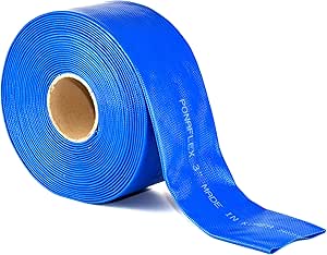 Amazon.com: 3"x 50 FT Ponaflex Premium PVC Layflat Discharge Hose with ...