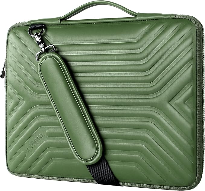 Amazon.com: DOMISO 17 Inch Shockproof Waterproof Laptop Sleeve with ...