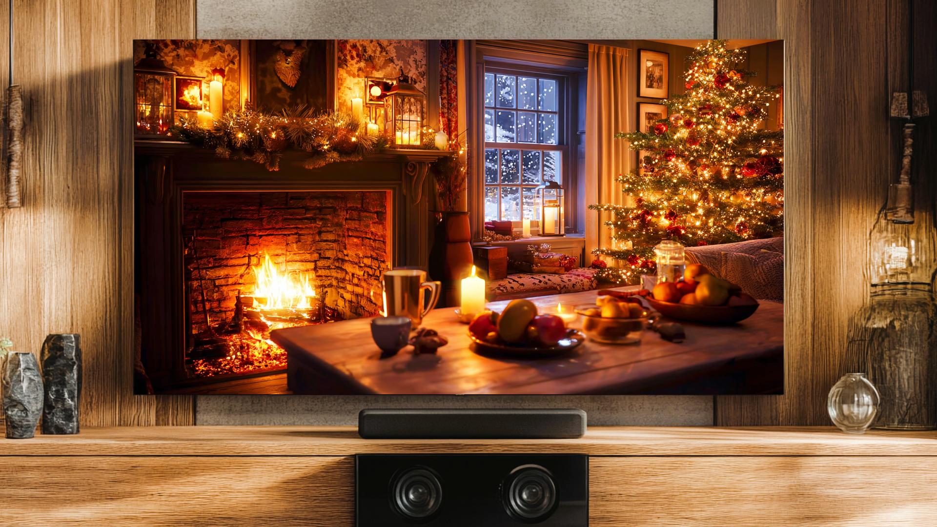 COZY CHRISTMAS FIREPLACE SCREENSAVER 4K - App on Amazon Appstore