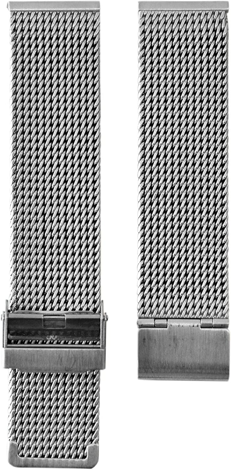Amazon.com: Silver Mesh Band - 22mm : The guys who do slow: Clothing ...
