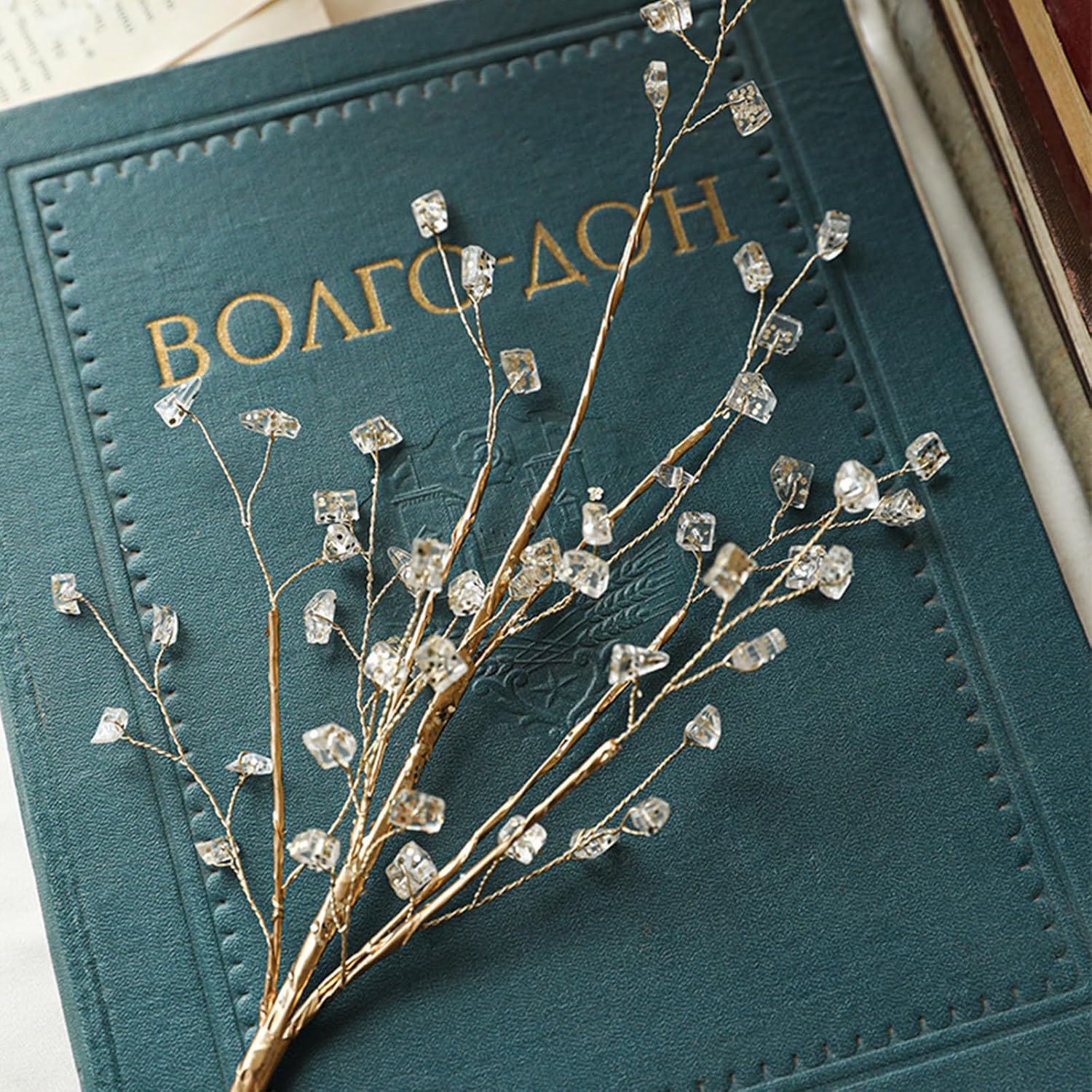 Amazon.com: KRRFDP 5-Pack Artificial Glitter Berry Stem Ornaments ...