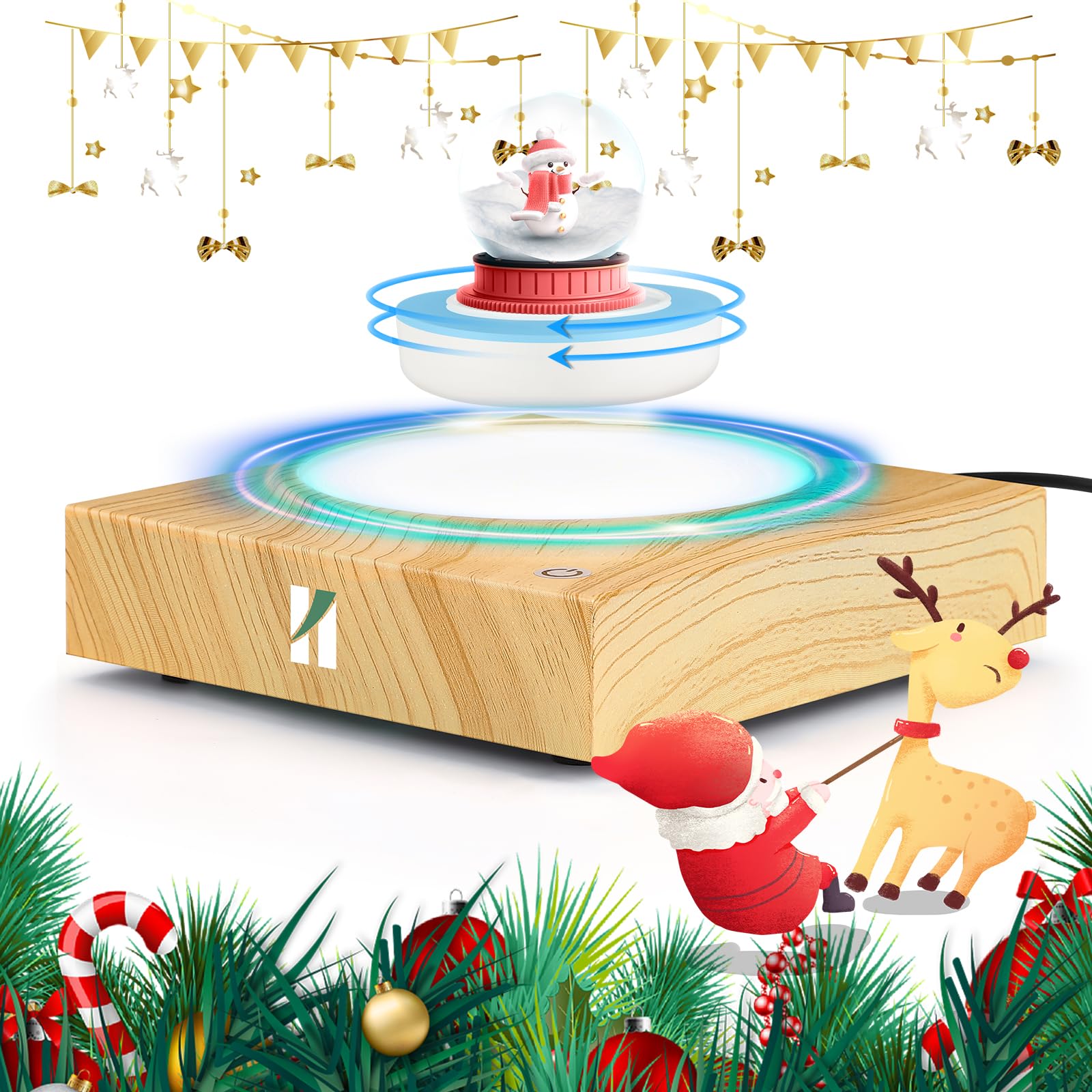 Amazon.com: Huanyu 360° Rotating Stage Magnetic Levitation Display ...