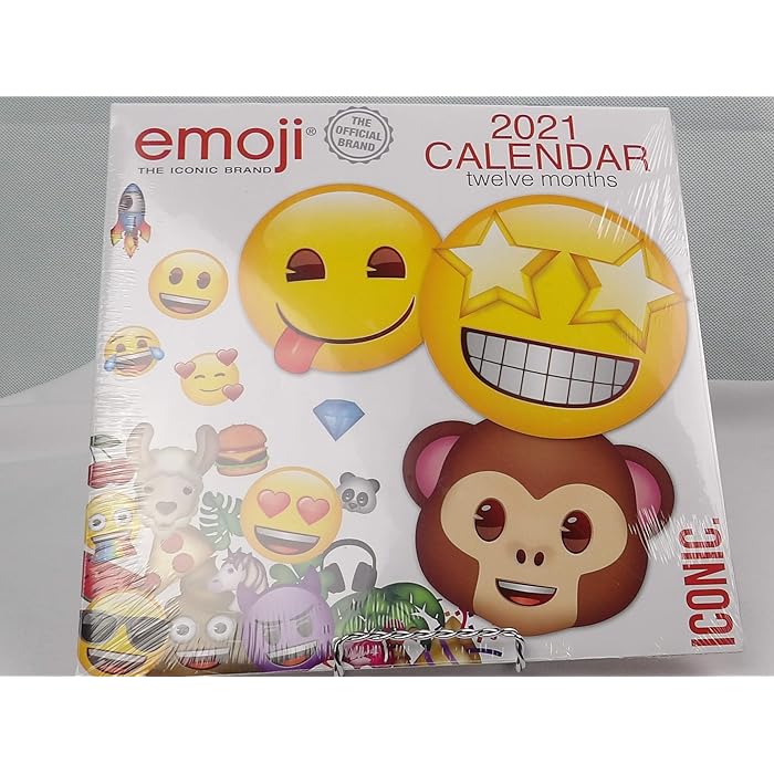 Buy the iconic brand Brand Emoji 2021 Calendar Twelve Months Online at ...