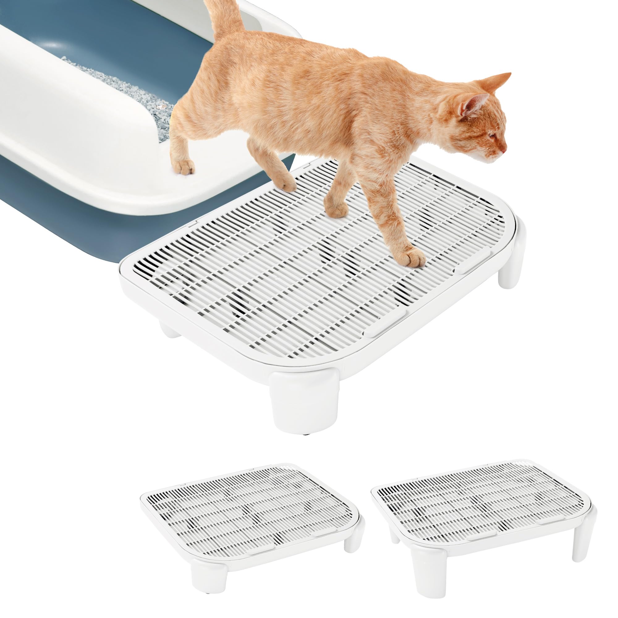 Amazon.com: ROYALAY Cat Ramp for Litter Box, Elevated Cat Litter Box ...